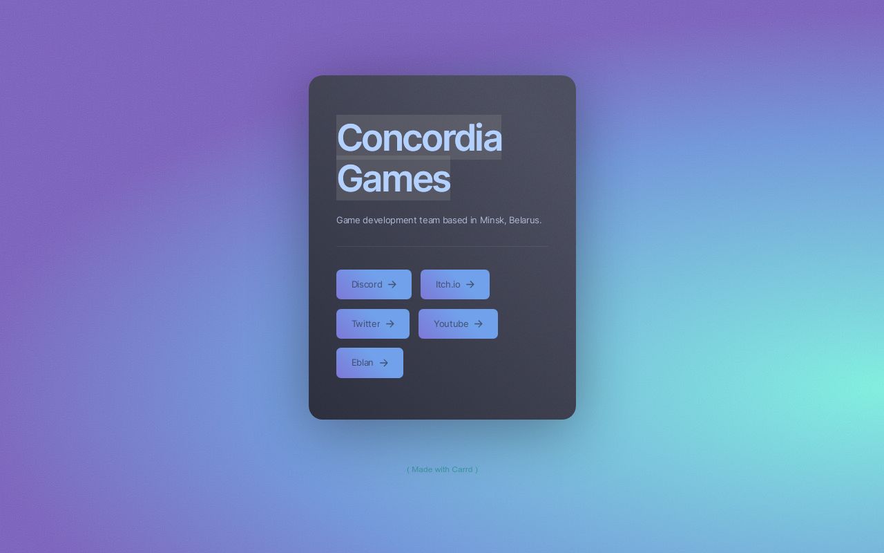 Concordia Games